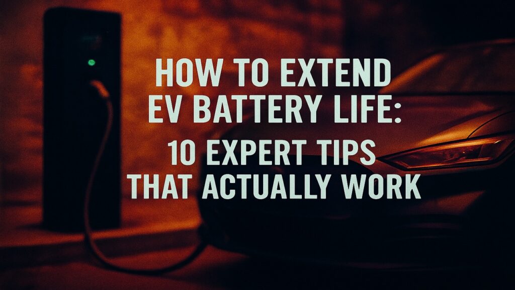 How to Extend EV Battery Life: 10 Expert Tips That Actually Work ...