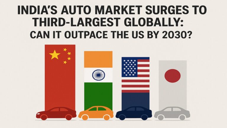 India Becomes World’s Third-Largest Automobile Market: Can It Overtake ...